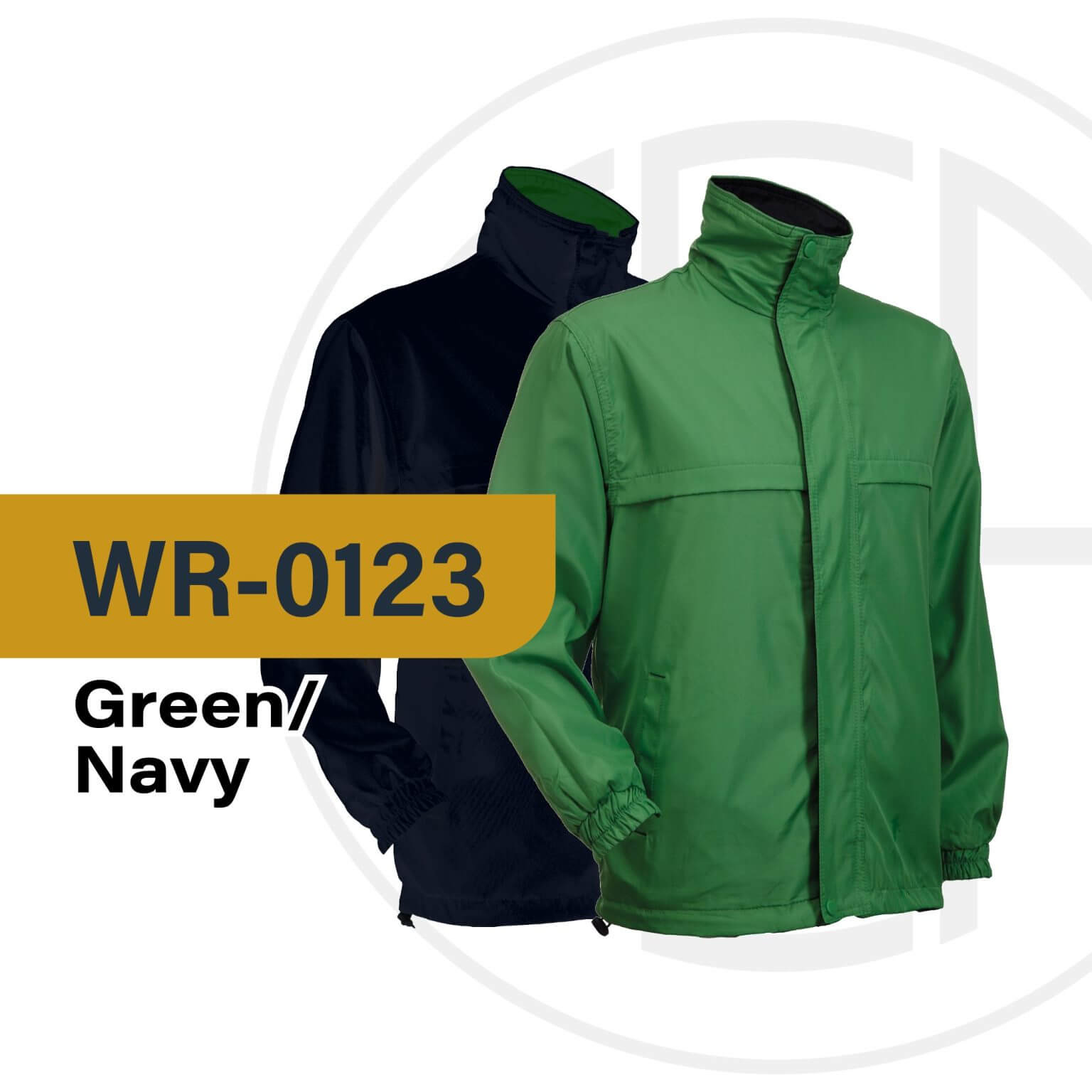 Oren Sport Jacket 125GSM WR01 Unisex Reversible Windbreaker – Custom ...